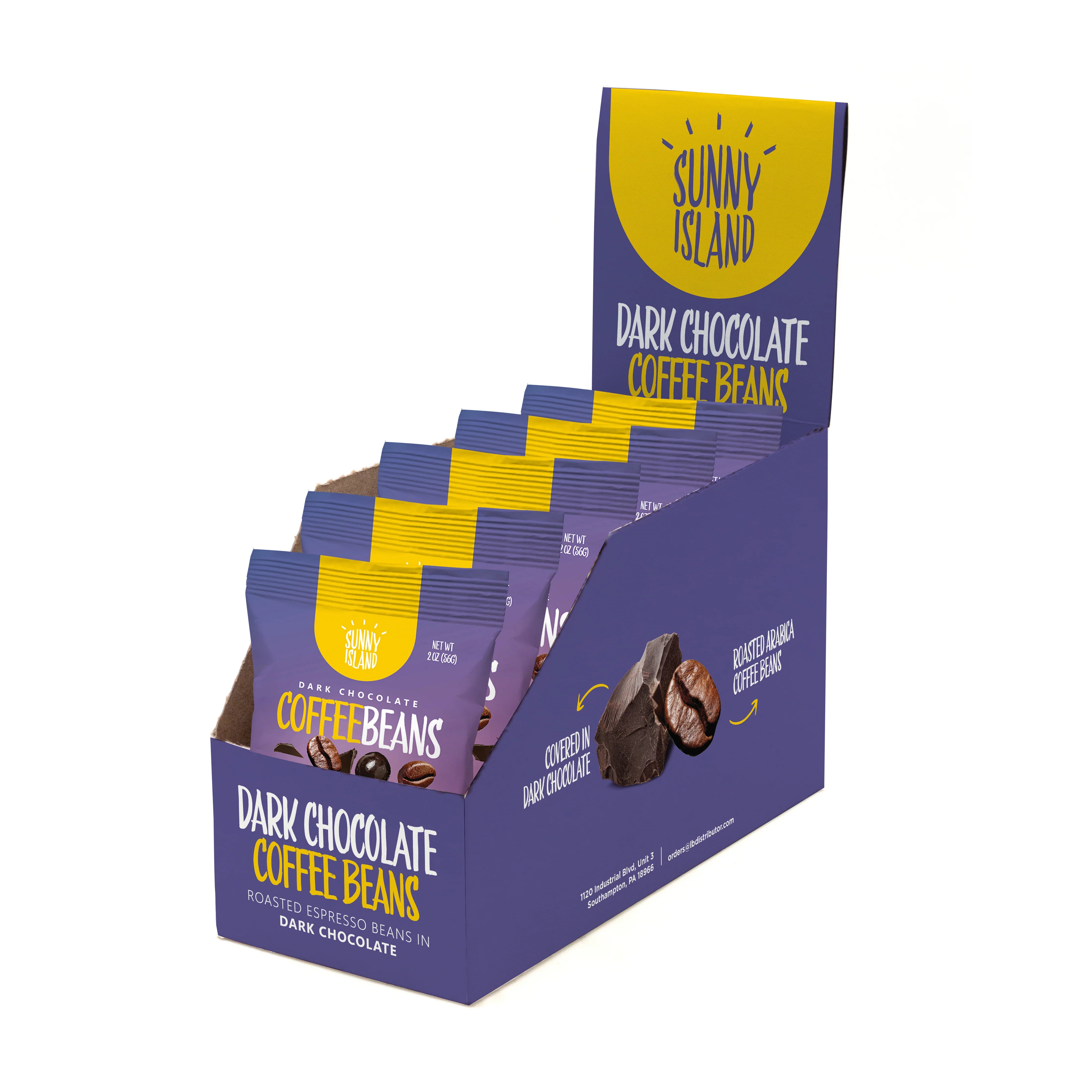 Sunny Island - Grain de café au chocolat noir – Freeze Candy - Bonbon ...